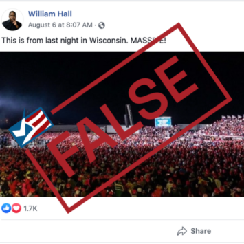 Trump Rally Photo Is From 2020, Not Recent Wisconsin Rally, as Social ...