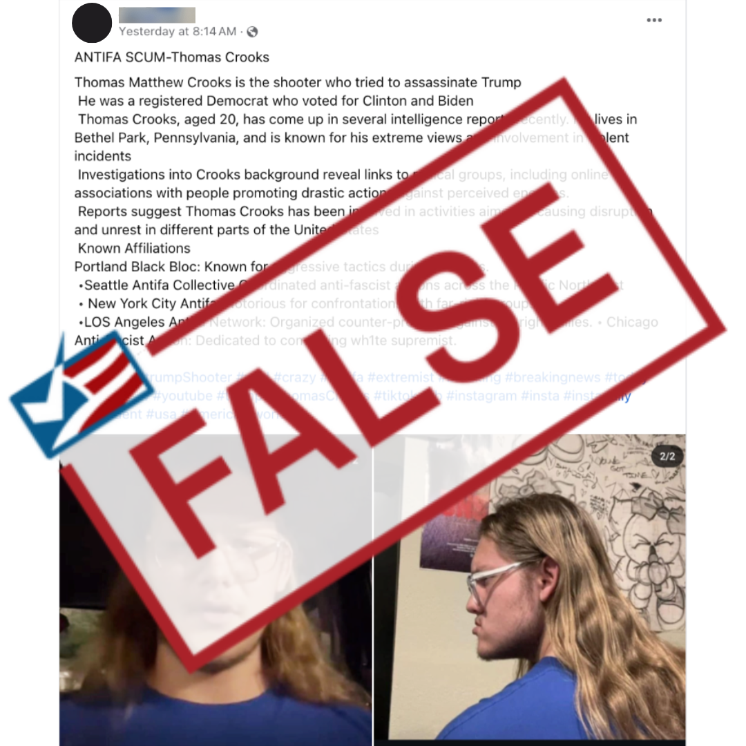 Misinformation Swirls About Trump Rally Shooter’s Identity - FactCheck.org