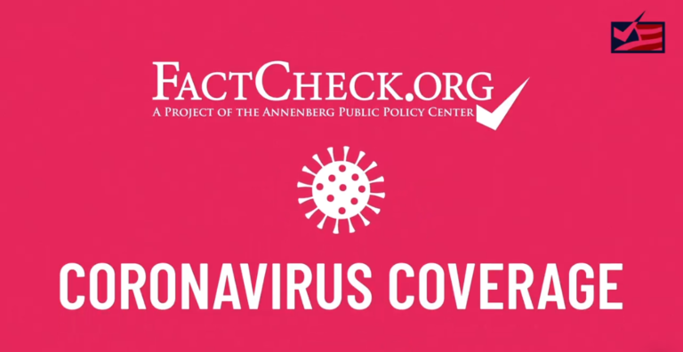 A Guide to Our Coronavirus Coverage - FactCheck.org